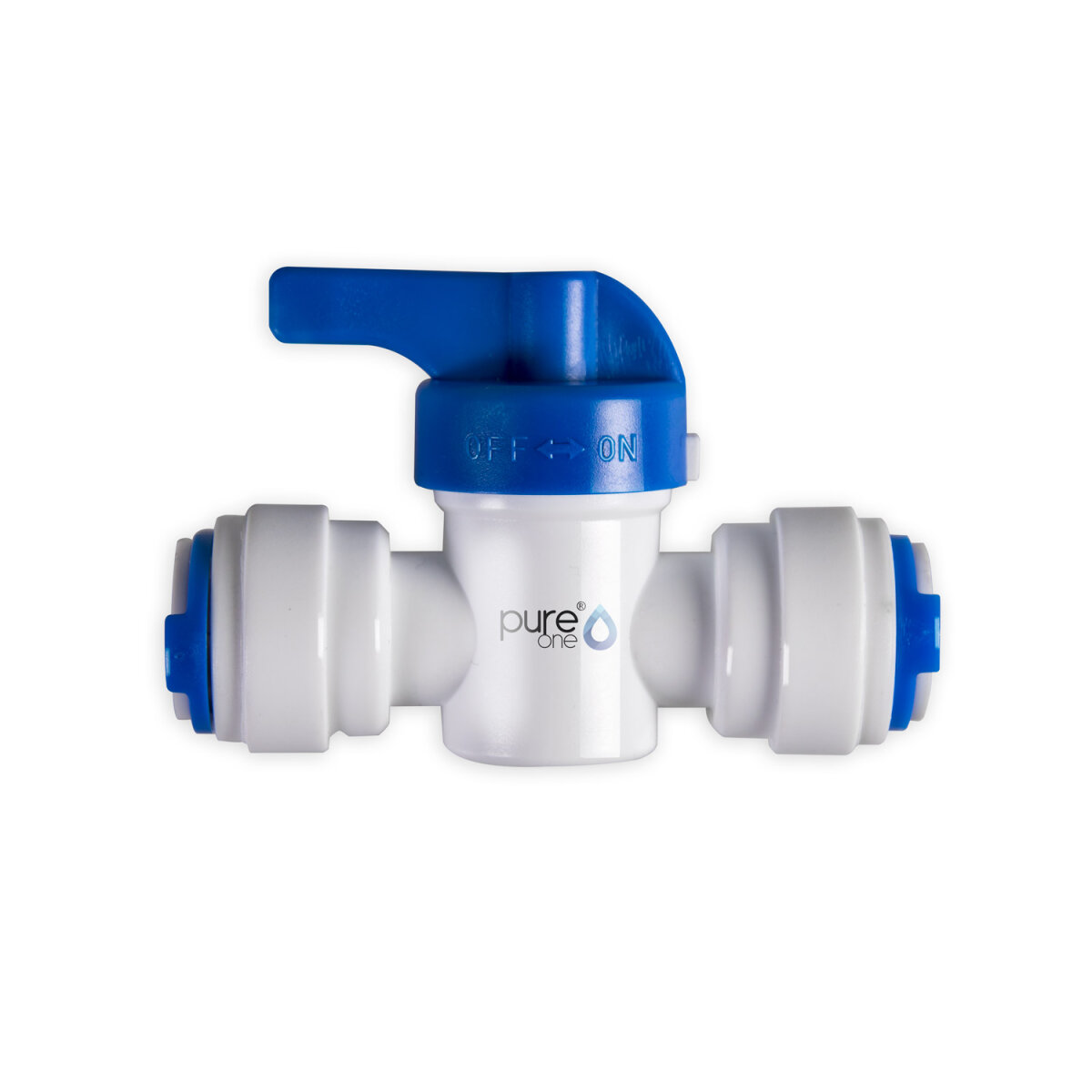 PureOne EF040-D Handventil 1/2 IG auf 1/2 AG Zoll auf 1/4 Zoll Schlau ...